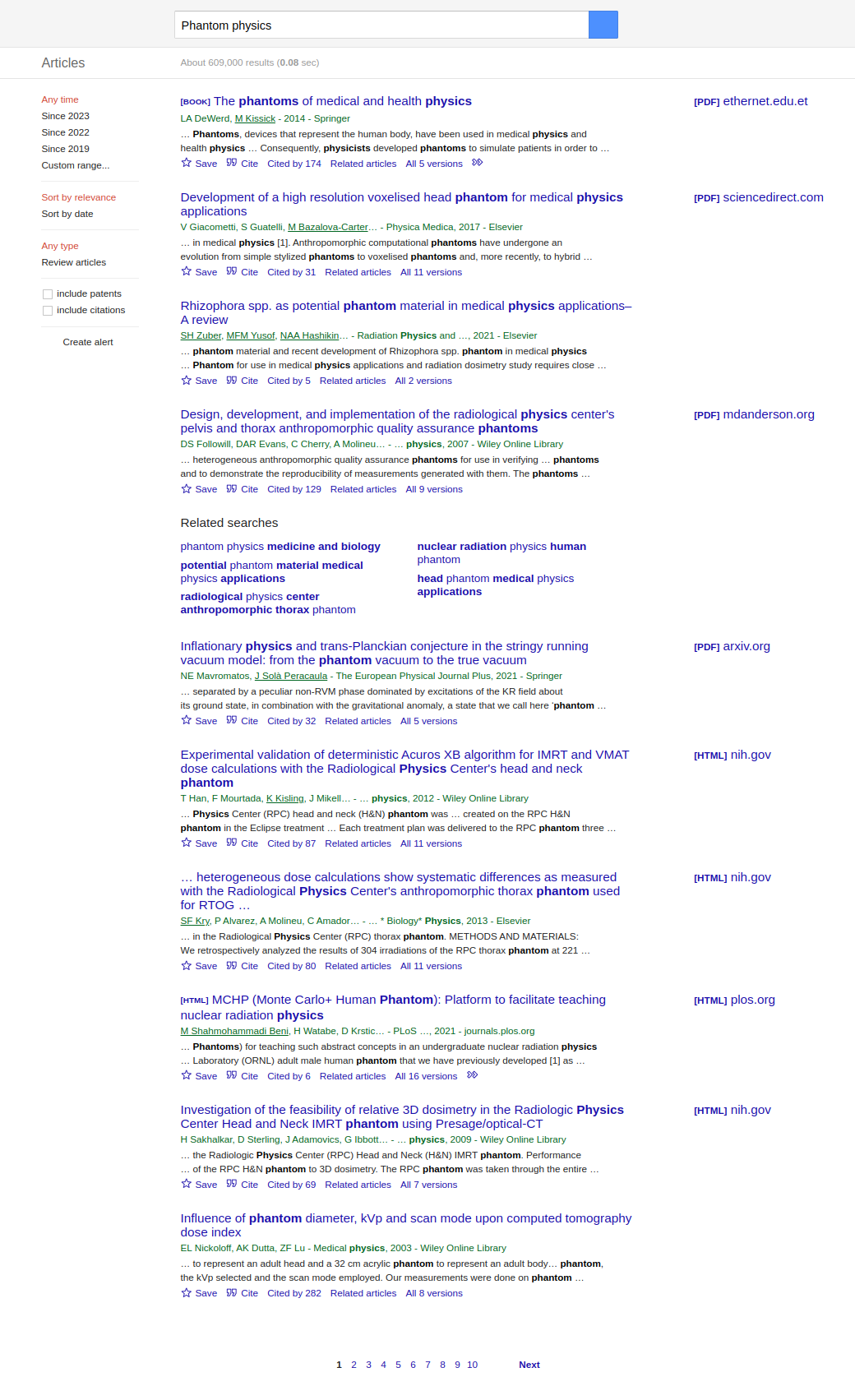 Google Scholar API